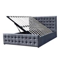 China Upholstered Bed with Gas Lift up Storage, Bed Frame with Storage for sale