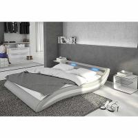 China Upholstered Bed Speacial Shape LED That Can Improve Your Sleep Quality for sale