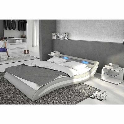 China Upholstered Bed Speacial Shape LED That Can Improve Your Sleep Quality for sale