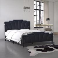 China A very ordinary Upholstered Bed Frame with a distinctive headboard,different from others. for sale