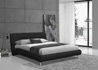 China PU Leather Upholstered Platform, Full size bed frame, Wood Slat Support for sale