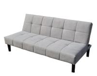 China Grey Foldable Sofa Bed, Small Lounger Sofa Loveseat with Armrests for Compact Living Spaces for sale
