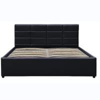 China King Size Faux Leather Bed for sale