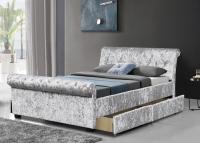 China King size Chesterfield tufted storage  bed with  four drawers for sale