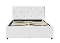 China Sunny Modern Faux Leather Storage Bed Double Size With Drawers OEM for sale