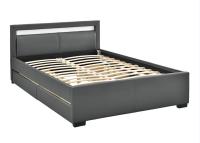 China 150x190cm Plywood Bed Frame King Size Big Cupboard Dressing Upholstered Platform for sale