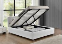 China Luxury Fabric Lift Up Storage Bed Double Size BSCI Certification for sale