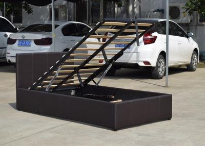 China Europe Style Gas Lift Storage Bed EN1725 Sunny Home Furniture Black for sale