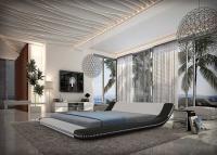 China Modern Soft Leather Bed Frame Tatami Bedroom Royal Large King Size for sale
