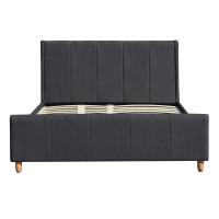 China Stitched Linen Fabric Upholstered Bed Frame Doubel Size EN1725 for sale