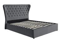 China High Headboard Tufted Velvet Storage Bed for sale