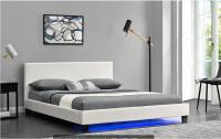China 140 X200 CM LED Upholstered Bed for sale