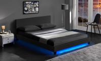 China 140 X200 CM LED Upholstered Bed for sale