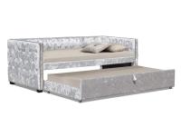 China Crush Velvet Upholstered Trundle Daybed for sale