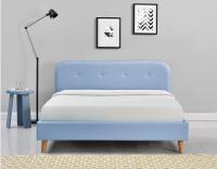 China ODM Tufted Upholstered Queen Platform Bed Modern Simple 140x200Cm for sale