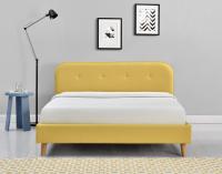 China ODM Tufted Upholstered Queen Platform Bed Modern Simple 140x200Cm for sale