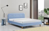 China ODM Tufted Upholstered Queen Platform Bed Modern Simple 140x200Cm for sale