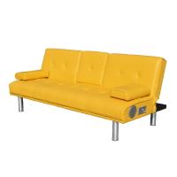 China Cup Holder Music Foldable Sofa Bed European Style Living Room for sale