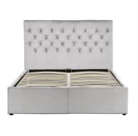 China Optional Color Fabric-Crushed velvet Gas Lift Storage Full size Bed comfortable for sleep CE for sale