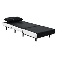 China Velvet Corner Single Size Sofa Bed PU Fabric OEM ODM for sale