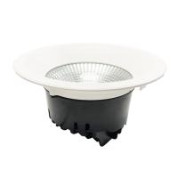 China Recessed COB LED Downlight 20W-40W with 60° Beam Angle and CRI 80-85 for Commercial Lighting for sale