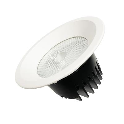 China Recessed COB LED Downlight 20W-40W with 60° Beam Angle and CRI 80-85 for Commercial Lighting for sale