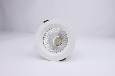 China Round IP65 Recessed COB LED Downlight 10W-40W 60° Beam Angle 100LM/W Efficiency for sale