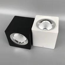 China Square LED Ceiling Downlight 10W-40W with 50,000+ Hour Lifespan in 2700-6500K Color Temperature for sale