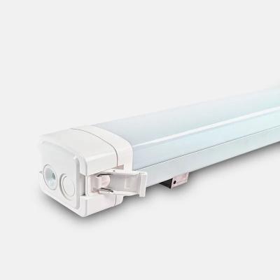 China 120-150lm/W LED Tri Proof Light IP65 1200mm & 1400mm Length Industrial Lighting for sale
