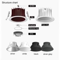 China IP65 Recessed LED Downlight 4-6 Inch Round COB Light 9W-40W 3000K-6000K Waterproof for sale