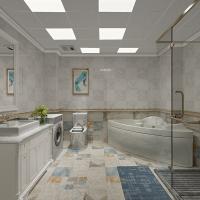 China IP65 Waterproof LED Panel Light 36W 6060 12mm Thickness 100-240V AC for Bathroom & Commercial Use for sale