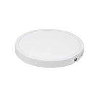 China Surface Mount LED Panel Lights - Round/Square Shapes, 50,000hr Lifespan, AC100-240V Voltage, Aluminum Construction for sale