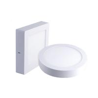 China Surface Mount LED Panel Lights - Round/Square Shapes, 50,000hr Lifespan, AC100-240V Voltage, Aluminum Construction for sale