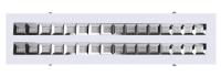 China 140LM/W LED Grille Panel Light 1600x400mm DALI Dimmable with IK09 Impact Rating and 5-Year Warranty for sale