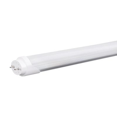 China Transparent Striped Cover LED Tube Light Fixtures 120V with 2000-2100lm Output and >95 Power Factor for Conference Room Lighting for sale
