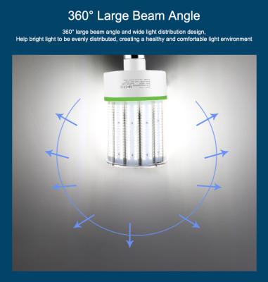 China High CRI 80 LED Corn Lamp E27/E40 20W-100W 2700K-6500K 50000hrs Lifespan Industrial Lighting for sale