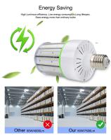 China E27/E40 LED Corn Bulb 20W-100W Aluminum Commercial Lighting with 50,000 Hour Lifespan and 270° Beam Angle for sale