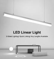China Indoor LED Linear Light Fixture 2000lm CRI Ra 80 Dimmable 50,000 Hours Lifespan for sale