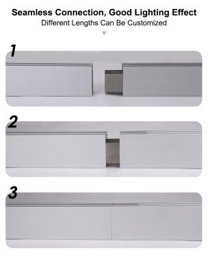 China Aluminum Linkable Linear LED Light Fixture AC100-240V 2000lm 50,000 Hours Lifespan for sale