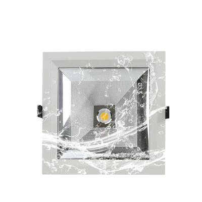 China Aluminum LED Downlight 60° Beam Angle 50000 Hours Lifespan Warm White Ceiling Light for sale