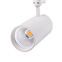 China White LED Track Light Fixtures 2000lm 100-240V with 3000K/4000K/6000K Color Temperature and IP20 Rating for sale