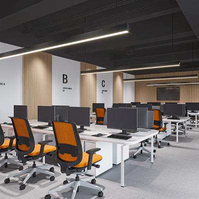 China 20W-50W Dimmable Industrial LED Linear Lighting with 85° Beam Angle and 100lm/W Efficiency for Office and Commercial Use for sale