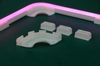 China DC24V SPI RGBW Silicone Neon LED Strip 8x17mm IP67 Side Bend for sale