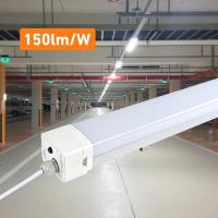 China IP65 LED Tri Proof Light 1500mm 120lm/W SMD2835 Aluminum PC Commercial Lighting for sale