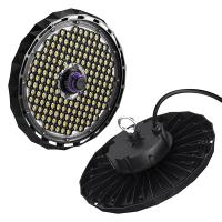 China 4000K 100W-200W UFO LED High Bay Light 200lm/W IP65 IK08 for Warehouse Industrial Lighting for sale