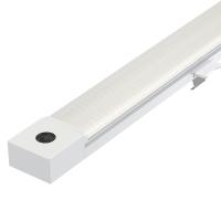 China Linkable LED Batten Linear Light 3000K-6000K CCT Changeable with Multiple Dimming Options for Office Warehouse for sale