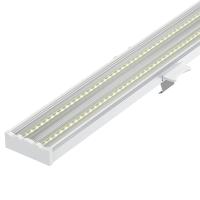 China Linkable LED Batten Linear Light 3000K-6000K CCT Changeable with Multiple Dimming Options for Office Warehouse for sale