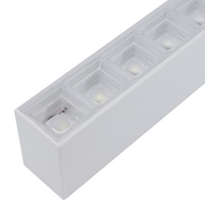 China Dimmable LED Linear Light Fixture with 85° Beam Angle, 50,000 Hour Lifespan, and Multiple Dimming Options for sale