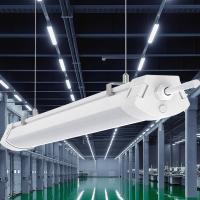 China IP65 Waterproof Triproof LED Batten Light 100000 Hours 195lm/W Dimmable for Commercial Use for sale