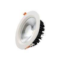 China 90 Degree Beam Angle 30W Die Cast Aluminum Recessed LED Downlight 230mm 5 Year Warranty for sale